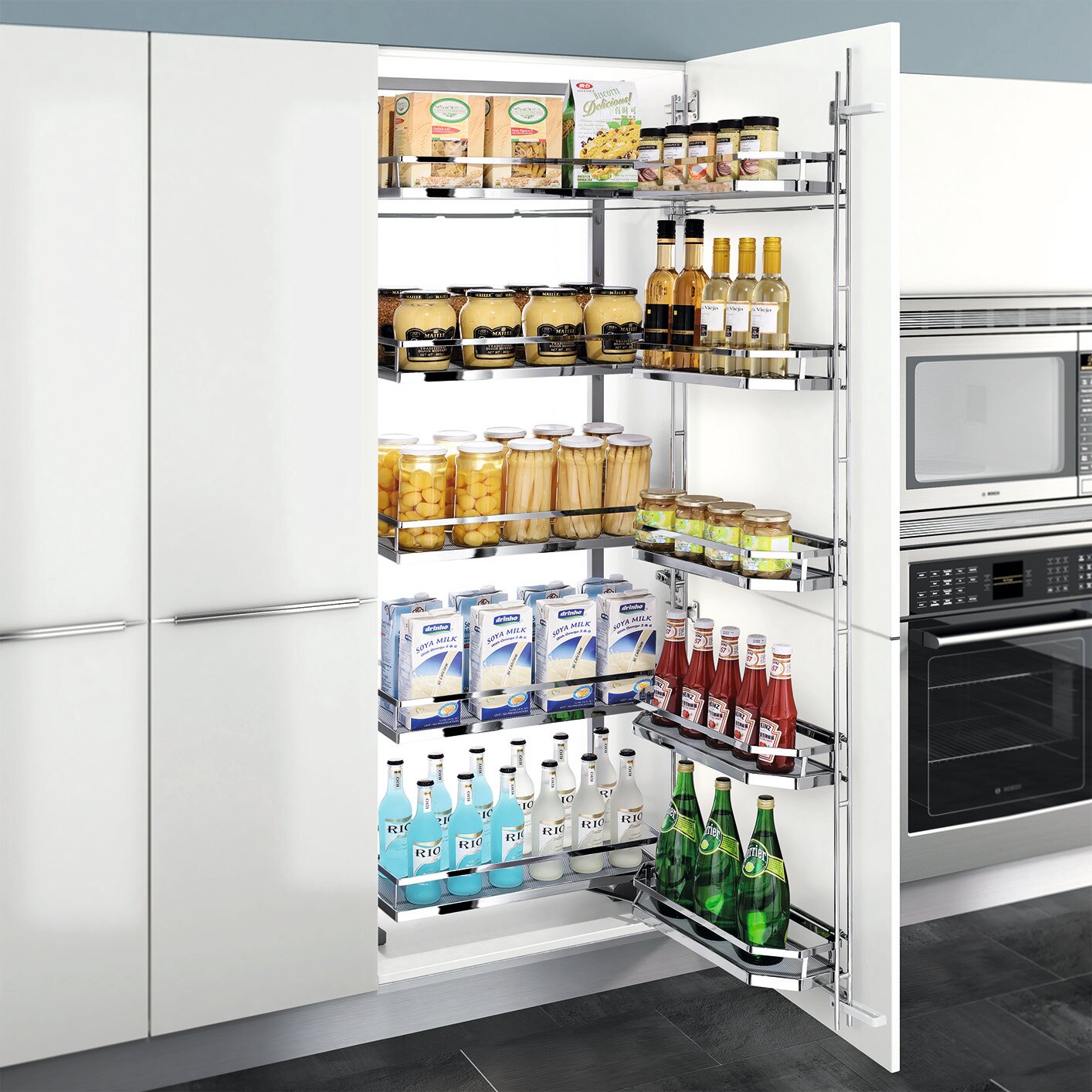 Swing Out Pantry System – Space Solutions